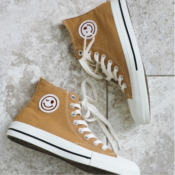 Shoes | New Smiley Face High Top Shoes | Poshmark